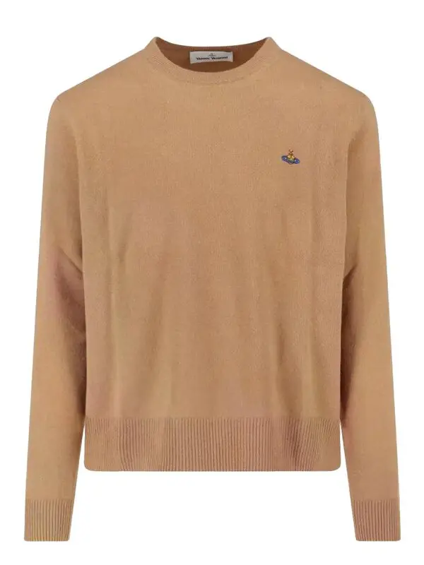 VIVIENNE WESTWOOD Alex Logo Sweater - Brown