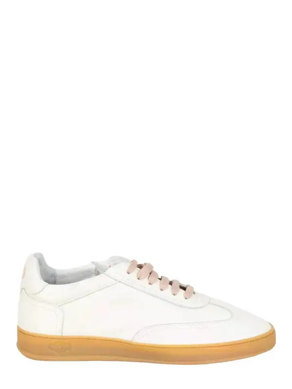SOLDINI80 Leather Lace-up Sneakers - White