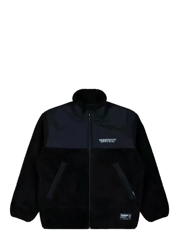 NEIGHBORHOOD Fleece Zip-up Jacket - Black