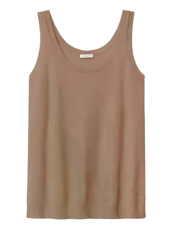 Lafayette 148 New York Merino-wool Tank Top - Neutrals