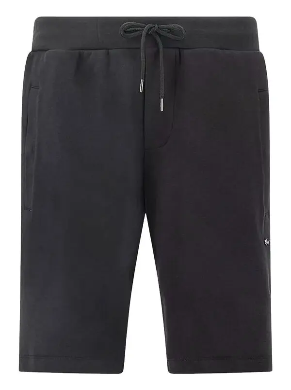 Paul & Shark Elasticated-waistband Track Shorts - Black