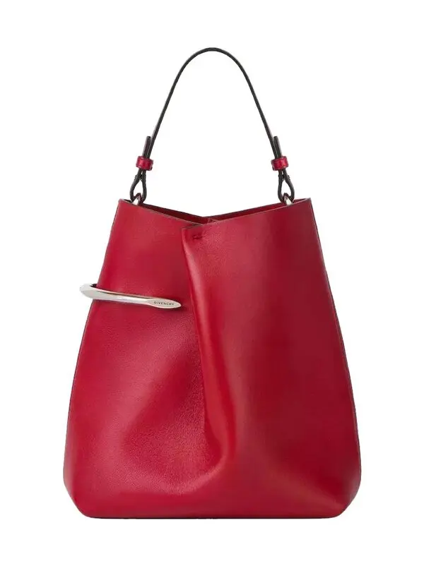 Givenchy Leather Shoulder Bag - Red