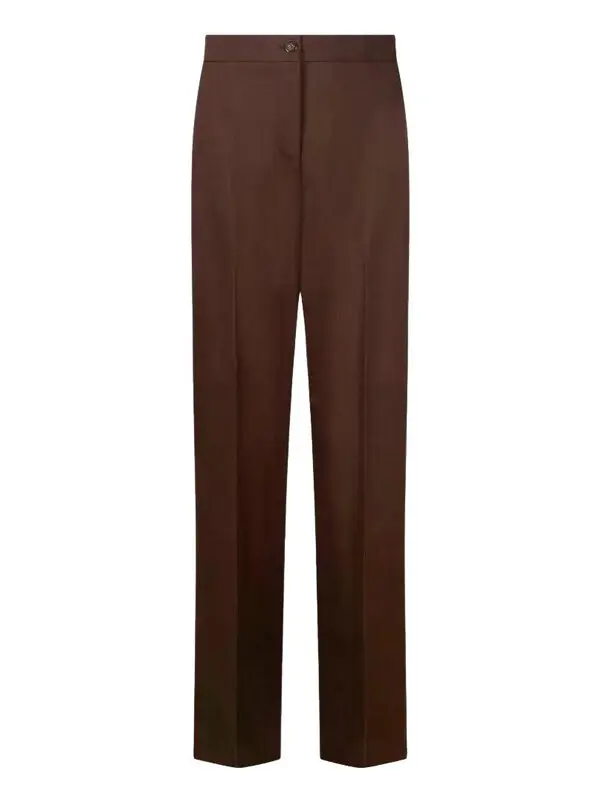 Pinko Straight Leg Trousers - Brown