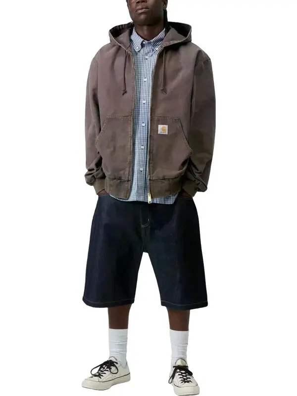 Carhartt Work In Progress Og Active Hooded Zip Jacket - Brown