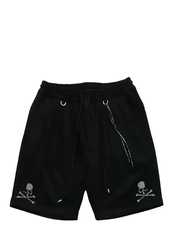 MASTERMIND WORLD Skull Print Shorts - Black