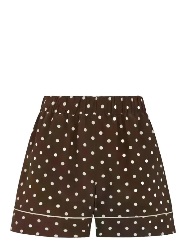 P.a.r.o.s.h Polka-dot Shorts - Brown