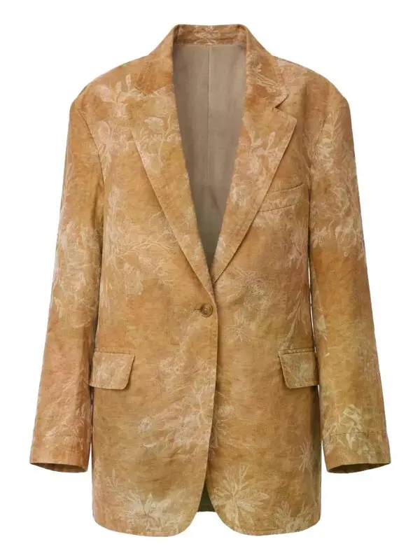 R13 Single-breasted Blazer - Neutrals