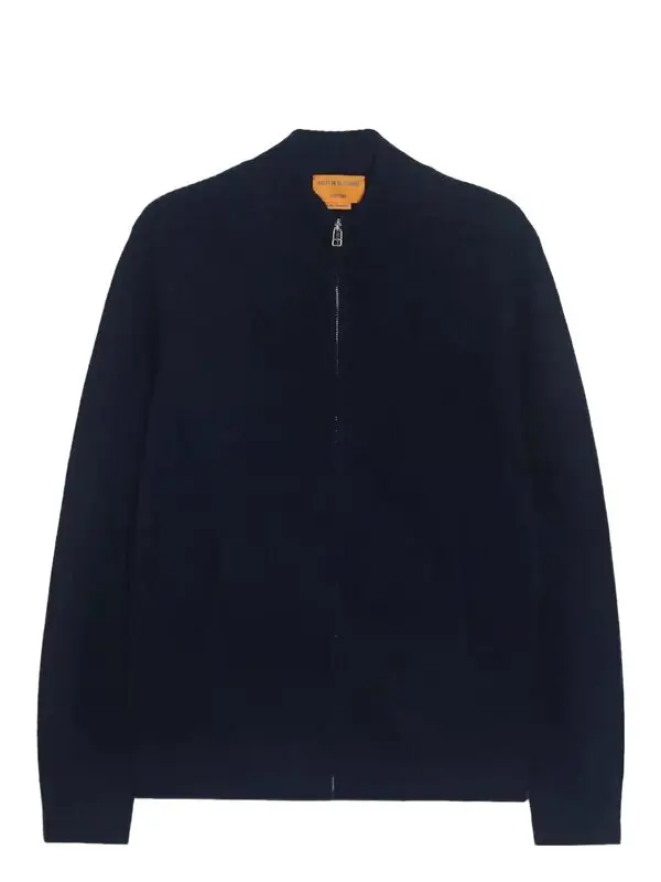 Guest In Residence Ribbed Cashmere Cardigan - Blue