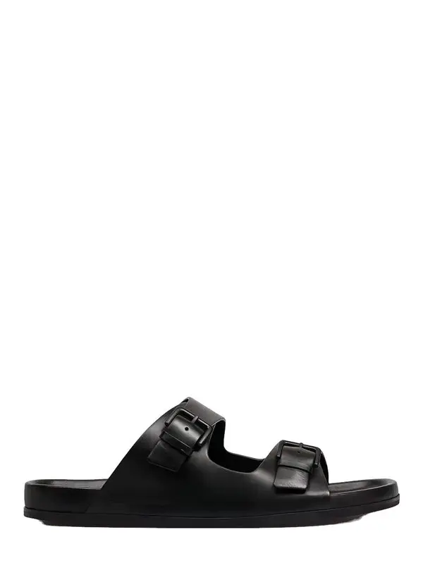 Ami Buckle-strap Sandals - Black