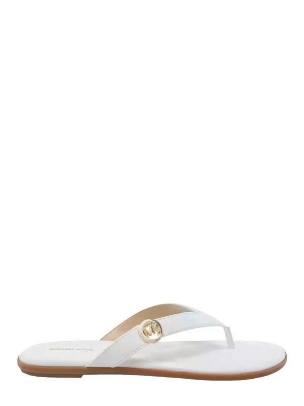 Michael Kors Erin Logo Sandals - White