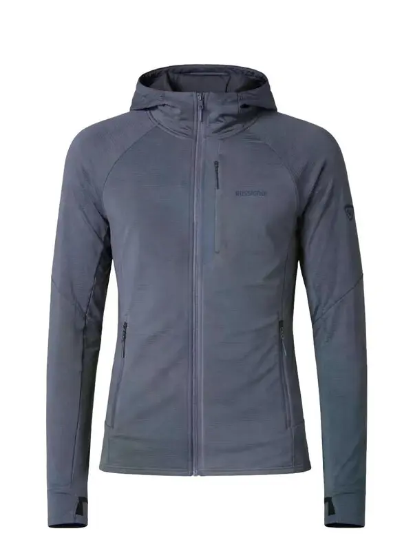 Rossignol Texture Hooded Mid-layer Jacket - Blue