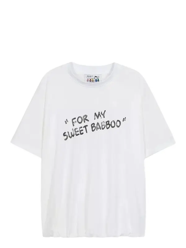 MARGESHERWOOD X Peanuts Balloon Babboo T-shirt - White