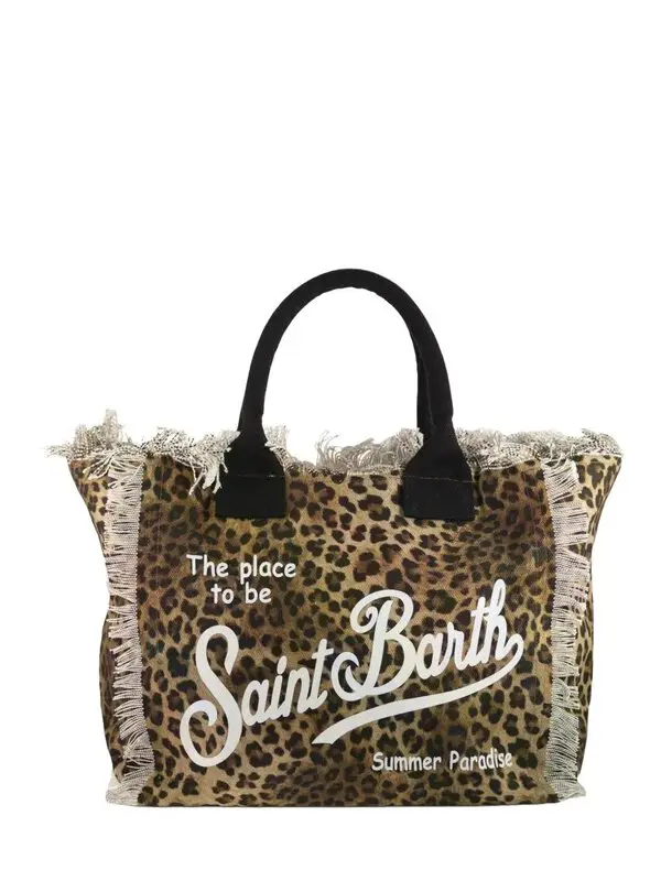 MC2 SAINT BARTH Animal-print Tote Bag - Brown