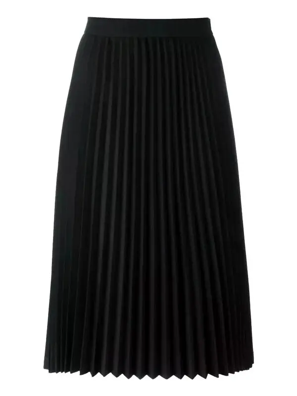 Comme Des Garçons Pleated Midi Skirt - Blue