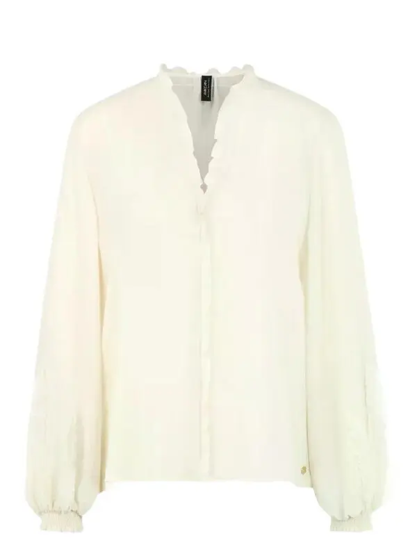 MARCCAIN Ruffled-detail Blouse - Neutrals