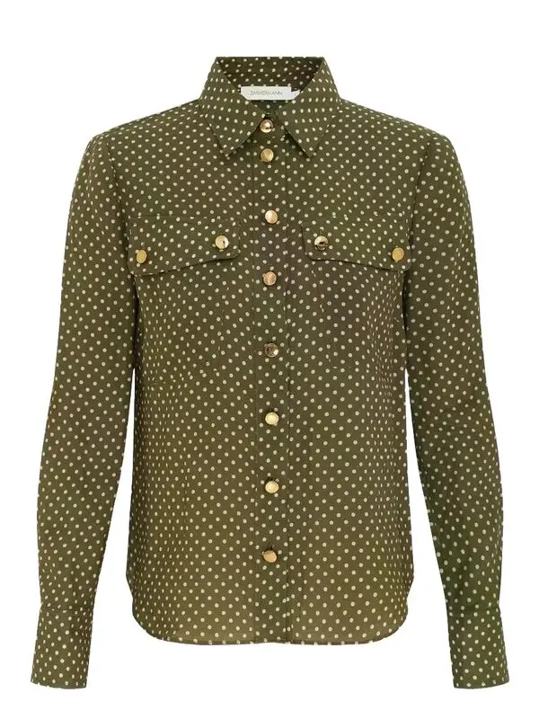 Zimmermann Luna Shirt - Green