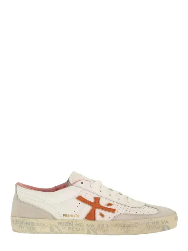 Premiata Leather Sneakers - Neutrals