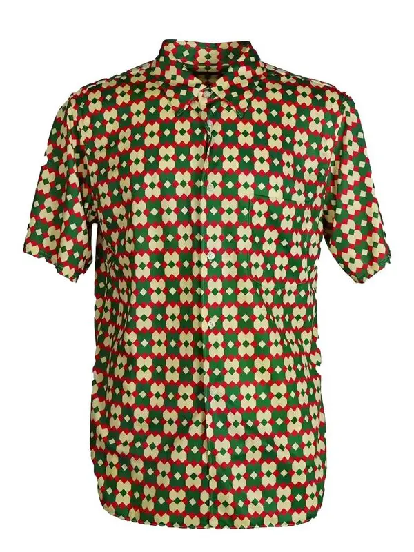 Comme Des Garçons Printed Shirt - Green