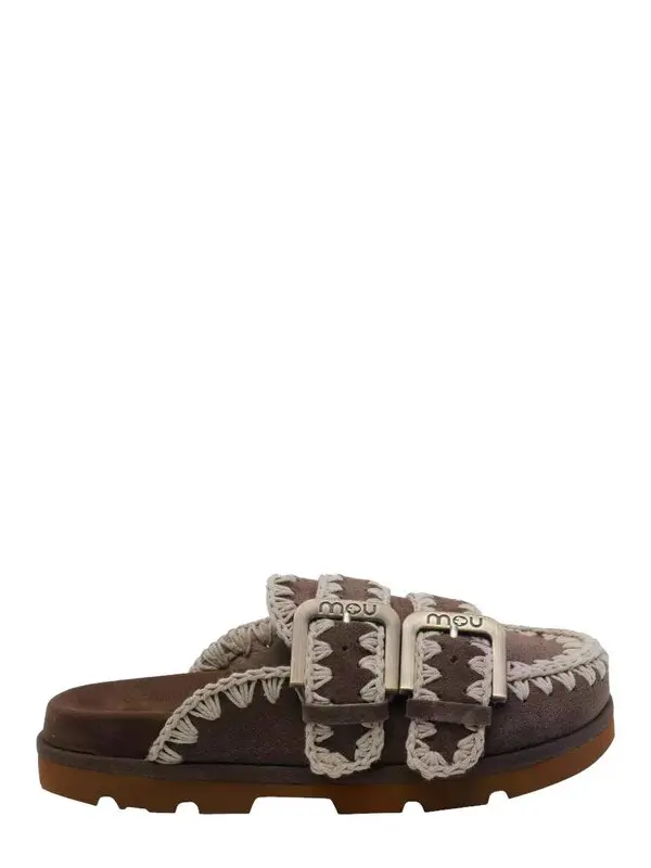Mou Sabot Sandals - Brown