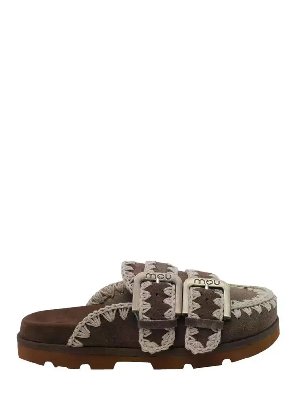 Mou Sabot Sandals - Brown