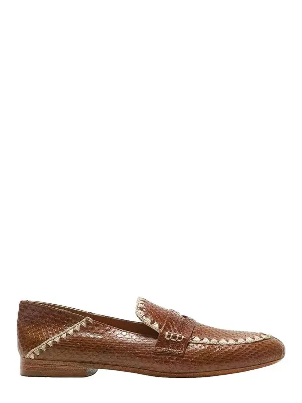 Malìparmi Leather Loafers - Brown