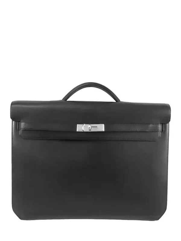 Hermès Evergrain Kelly Depeches 36 Business Bag - Black