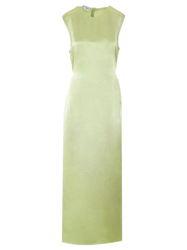 Filippa K Cutout Sleeveless Midi Dress - Green