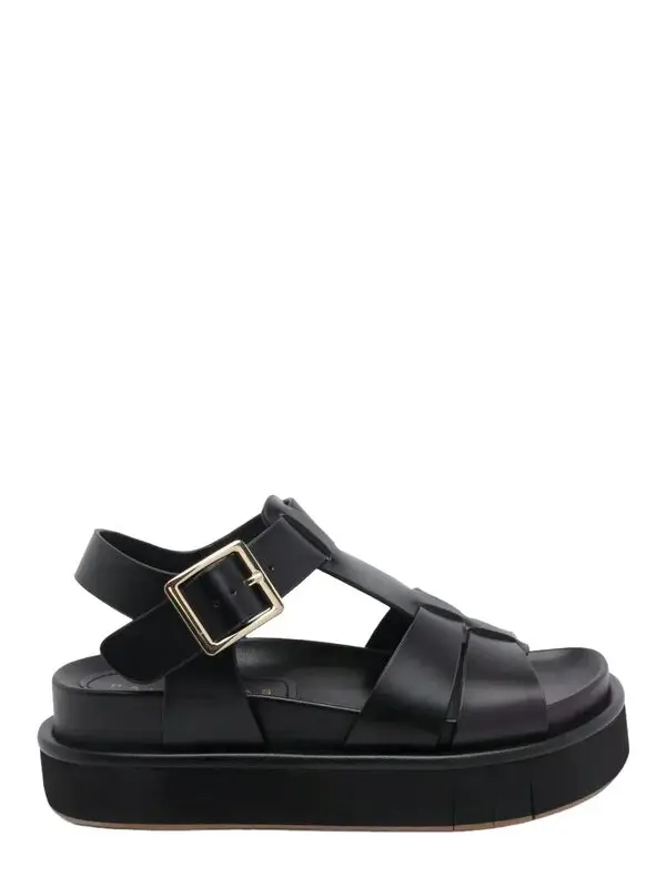 PALOMA BARCELO Dalia Open-toe Sandals - Black