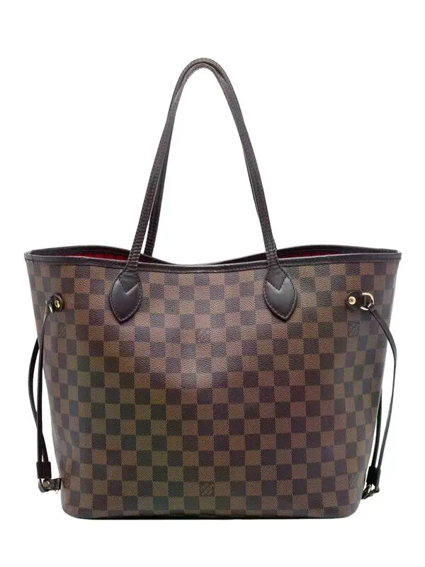 LOUIS VUITTON Damier Ebene Neverfull Mm Tote Bag 2017 - Brown