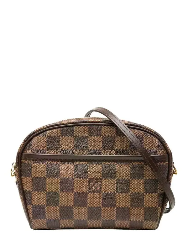 LOUIS VUITTON 2005 Damier Ebene Ipanema Pochette - Brown