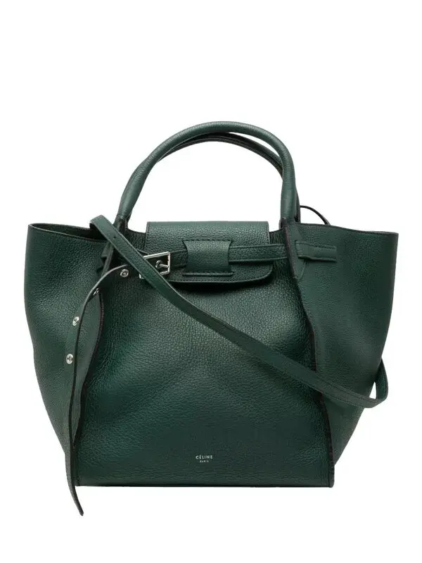 Celine 2018 Small Big Bag Satchel - Green