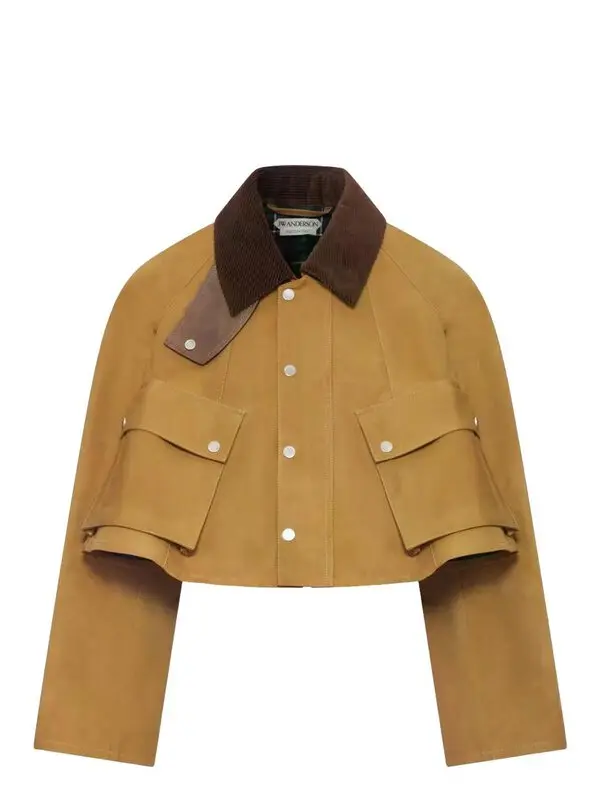 JW Anderson Contrast Collar Barn Jacket - Neutrals