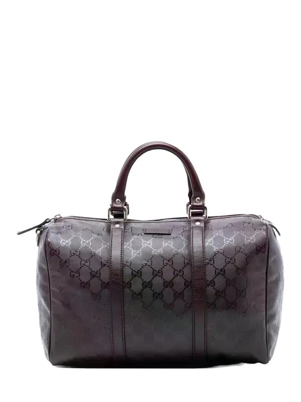 Gucci Gg Imprime Joy Boston Bag - Purple