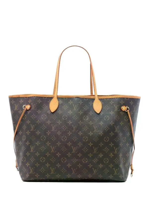 LOUIS VUITTON 2008 Monogram Neverfull Gm Tote Bag - Brown