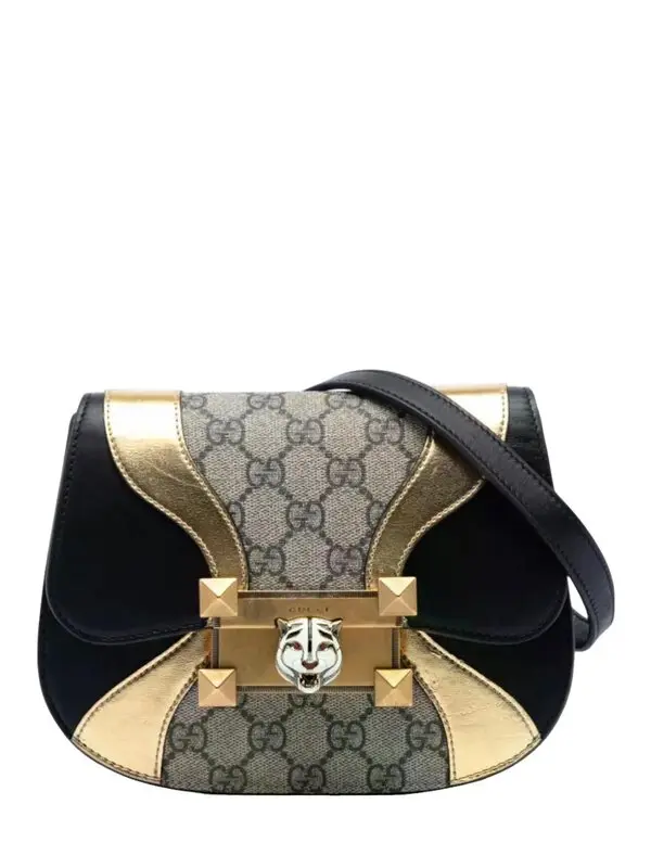 Gucci Gg Supreme Osiride Crossbody Bag - Brown