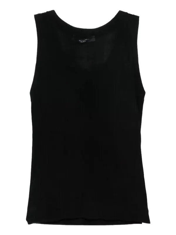 Max Mara Ribbed Top - Black