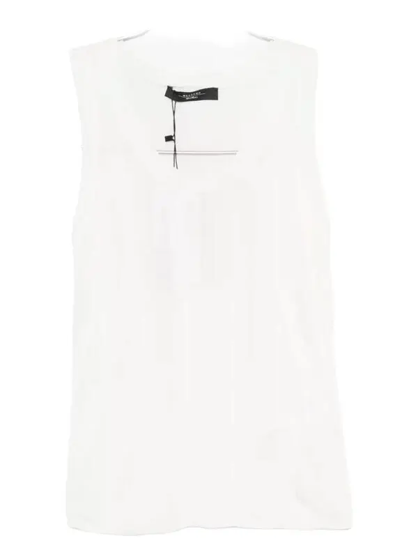 Max Mara Sleeveless Top - White