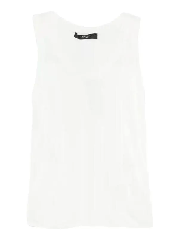Max Mara Sleeveless Top - White
