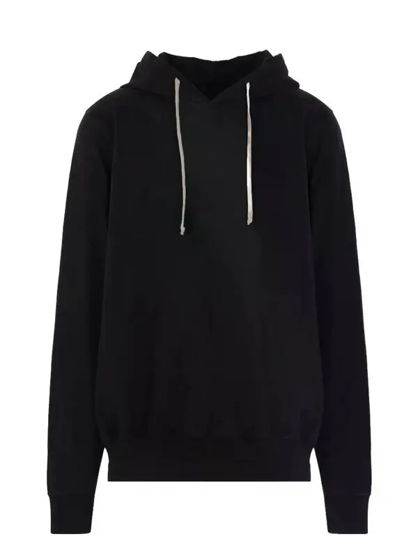 Rick Owens Hun Drawstring Hoodie - Black