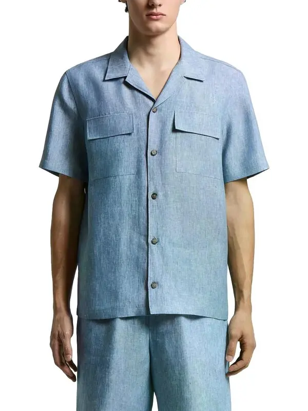 Peserico Pocket Shirt - Blue