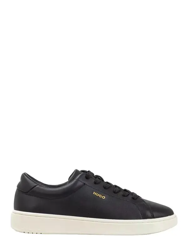 Hugo Leather Sneakers - Black