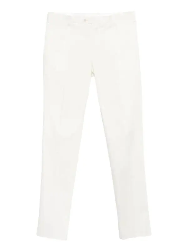 LARDINI Regular-fit Trousers - White