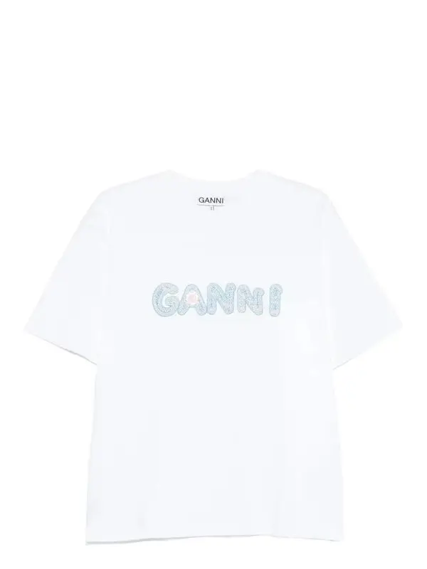 GANNI Relaxed-fit T-shirt - White