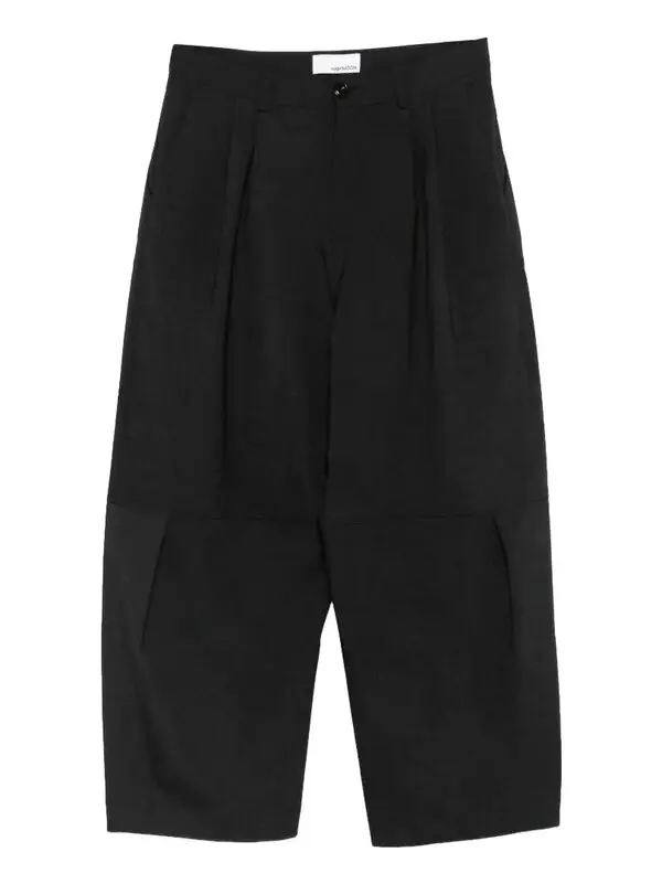 SAGE NATION Zushi Pleated Trousers - Grey