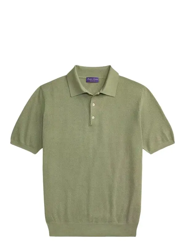 Ralph Lauren Purple Label Short-sleeve Polo Shirt - Green