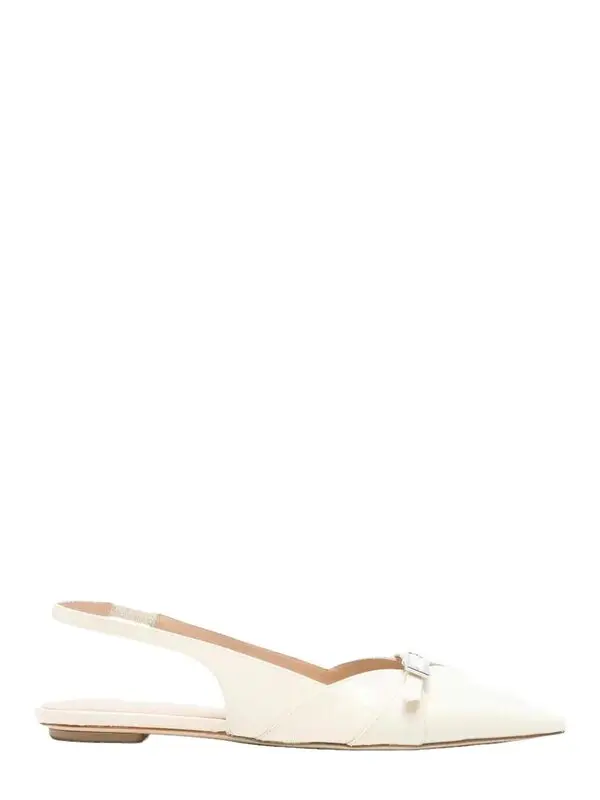 STUART WEITZMAN Georgie Slingback Flat Pumps - Neutrals