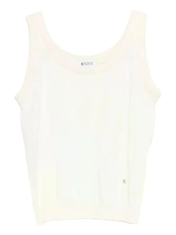 Moschino Tie-side Top - Neutrals