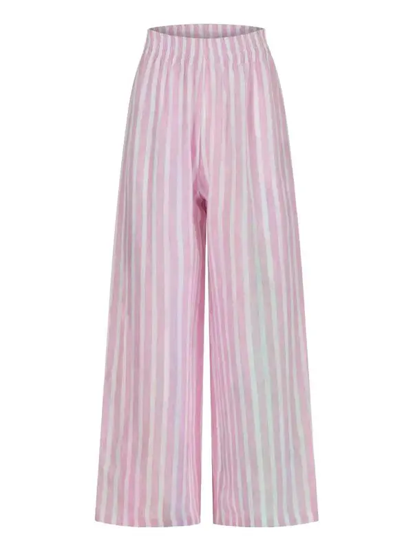 PARAMIDONNA Cora Striped Trousers - Pink