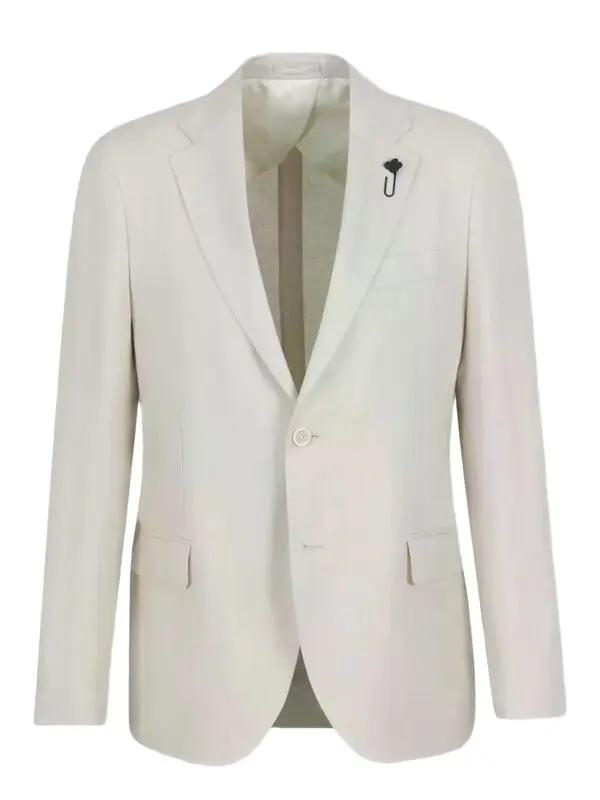 LARDINI Brooch Single-breasted Suit - Neutrals