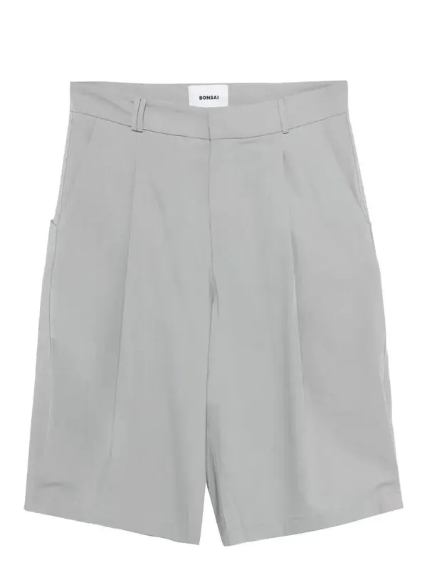 BONSAI Pleated Shorts - Grey